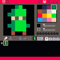 You can draw sprites (images) with the pixel art editor directly in the ...